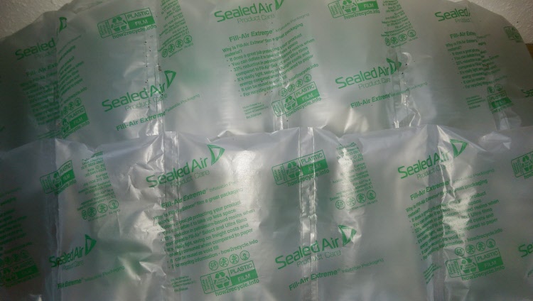 Luchtkussenzakjes opvulmateriaal